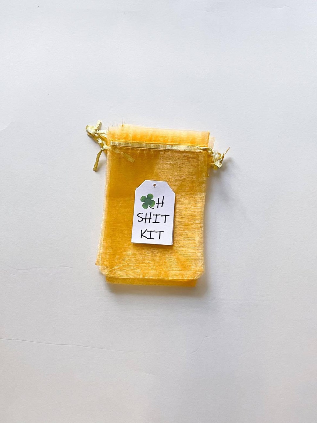 St. Patrick's Day Favor Bags, Shamrock Oh Shit Kit Tags, St. Patrick's ...