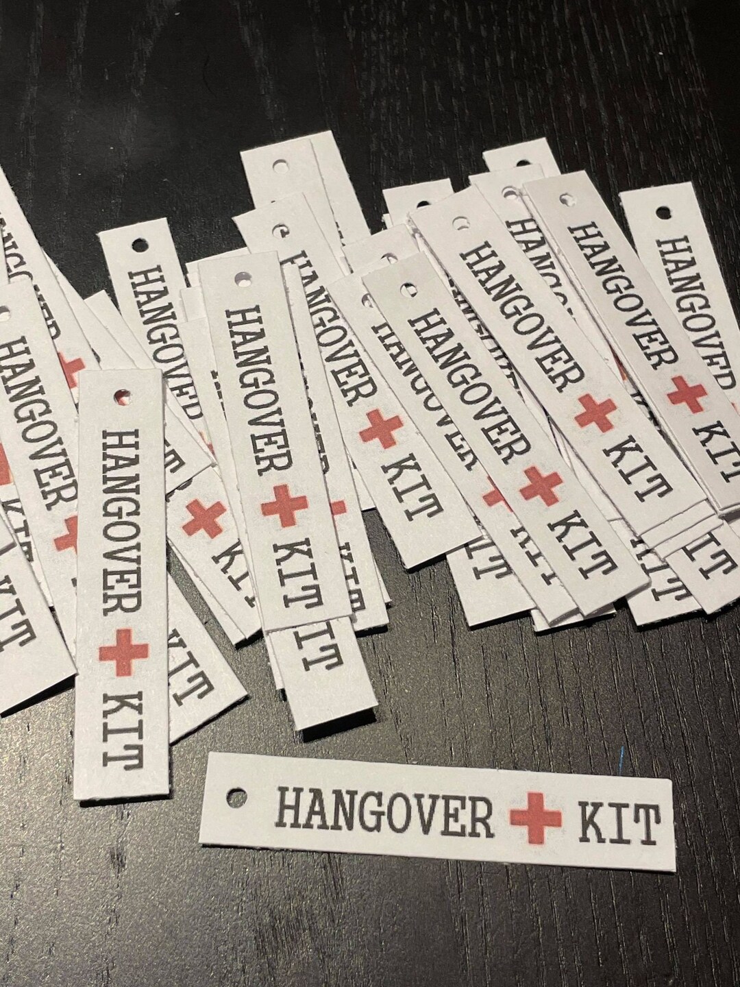 TAGS ONLY, Hangover Kit Tags, Hangover Kit Tags for Bags, Recovery Kit ...