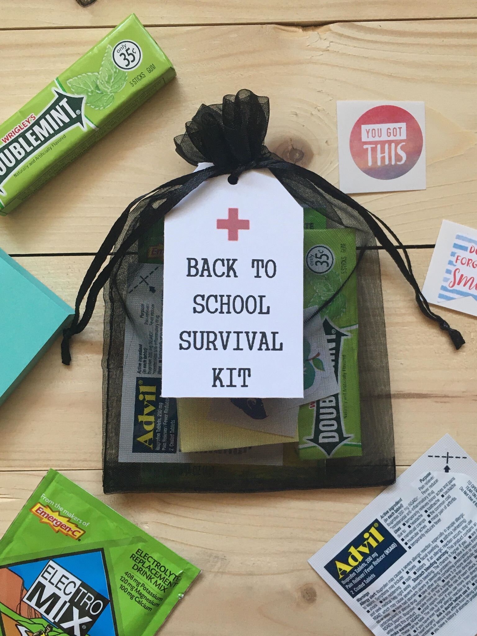 DOWNLOADABLE Middle School Survival Kit Tags Middle School | Etsy