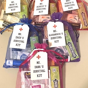 ASSEMBLED Student School Survival Kit, Teacher Survival Kits, Back to ...