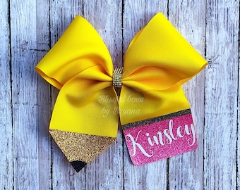 School Cheer Bow | Etsy