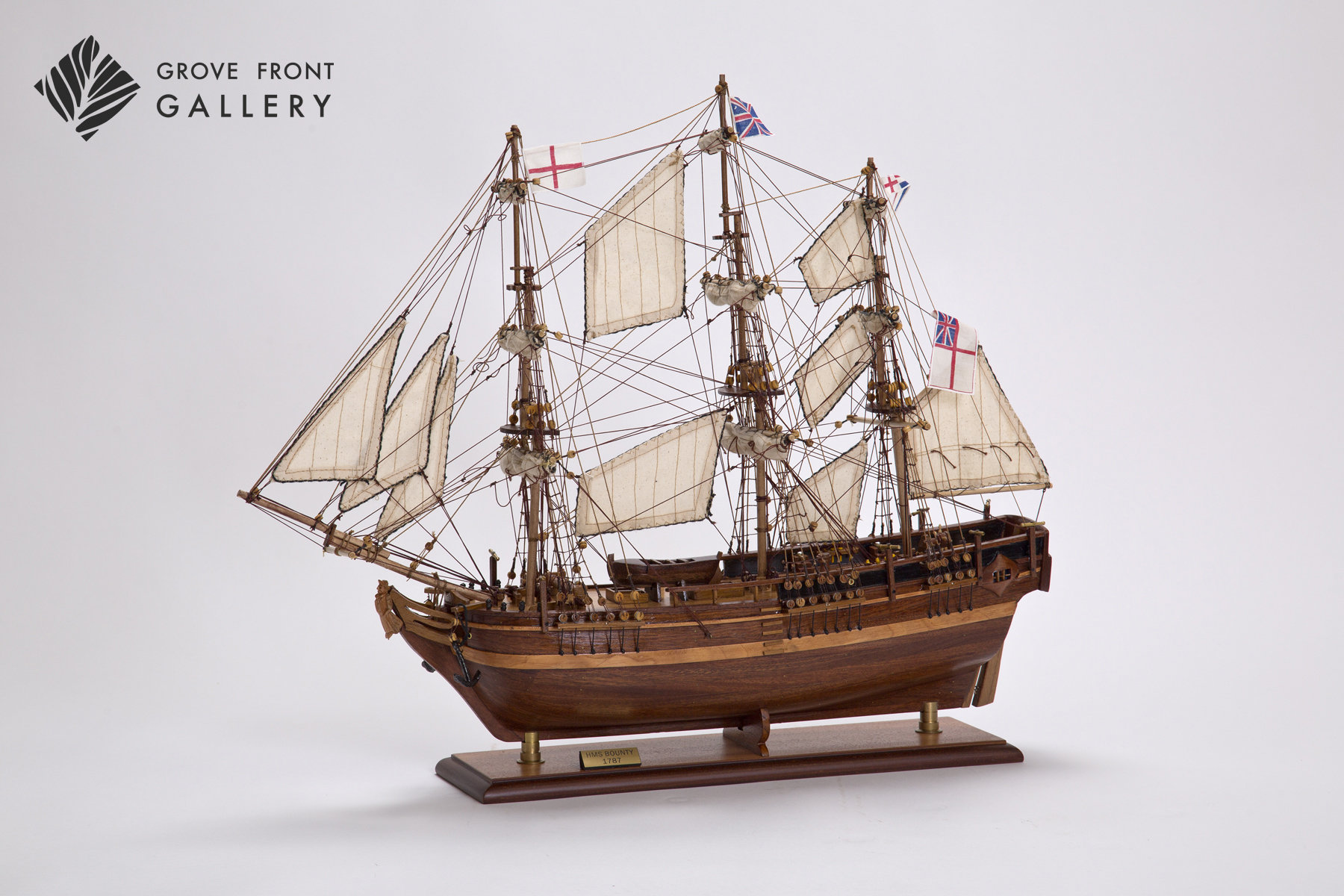 HMS Bounty 1787 S Handmade Ship Model Tall Ship Teak - Etsy Canada