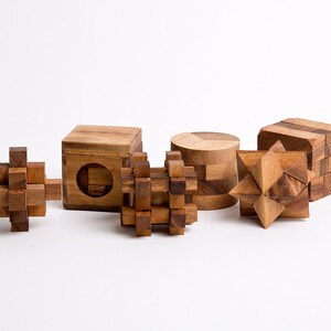 Wood Puzzle Box Puzzle Toy Brain Teaser Educational Toy Back to School ...