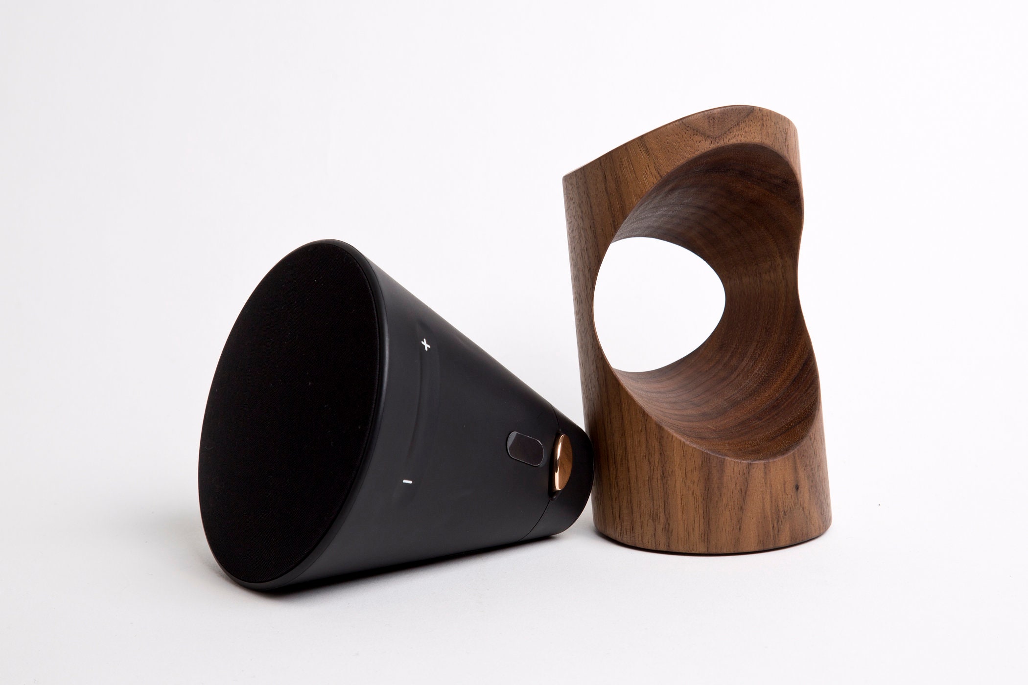 Wood Portable Bluetooth Speaker Walnut Wood Unique Design - Etsy