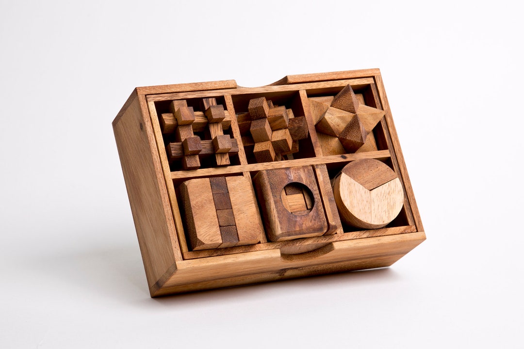 Wood Puzzle Box | Puzzle Toy | Brain Teaser | Educational Toy | Back to ...