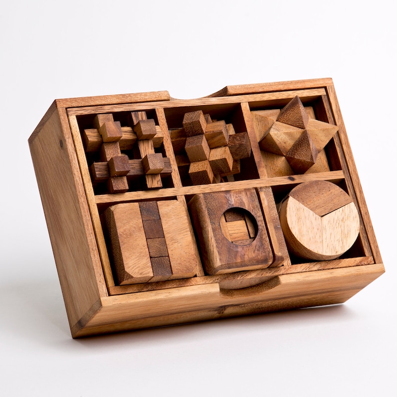 Wood Puzzle Boxes - Etsy