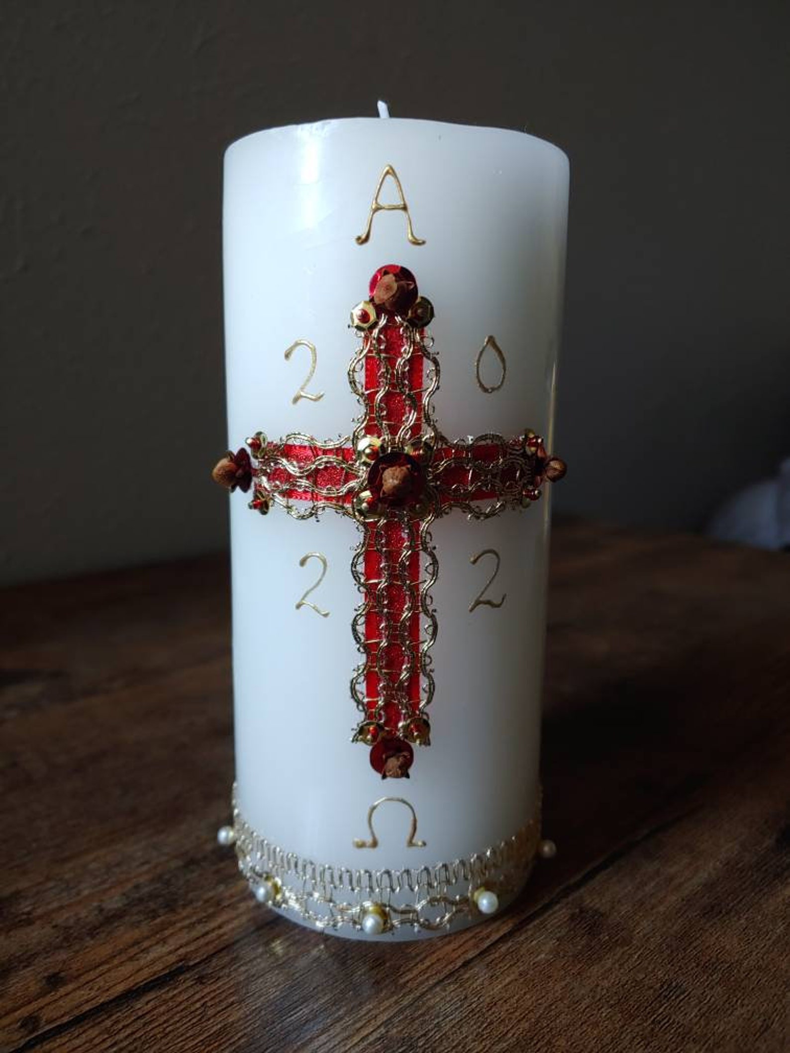 Paschal Candle Catholic Easter 2 - Etsy