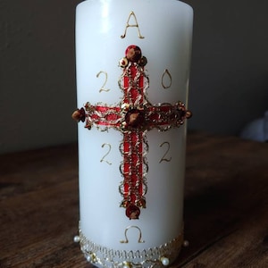 Paschal Candle Catholic Easter 2 - Etsy
