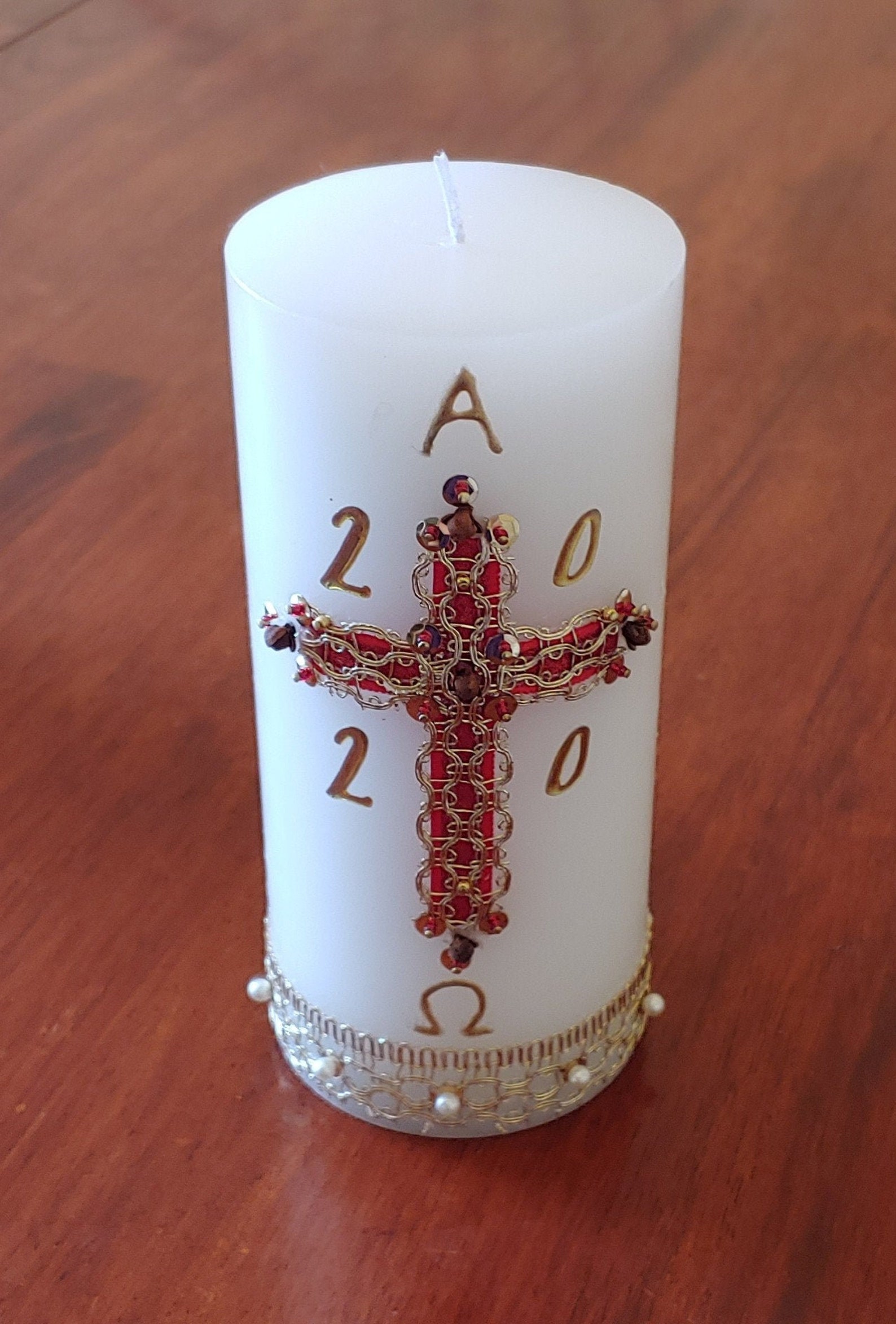 Paschal Candle Catholic Easter 2 | Etsy