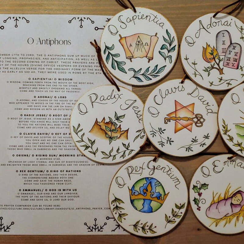 O Antiphons Printable - Etsy