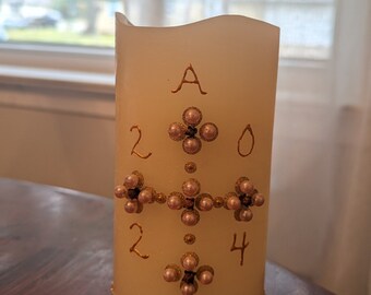 Paschal Candle Catholic Easter 2 - Etsy