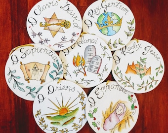 O Antiphons, Printable Activity, Advent, Catholic, Digital File ...