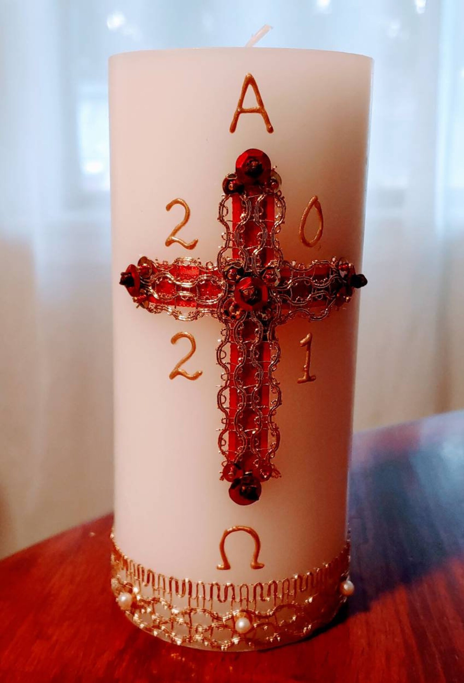 Paschal Candle Catholic Easter 2 | Etsy