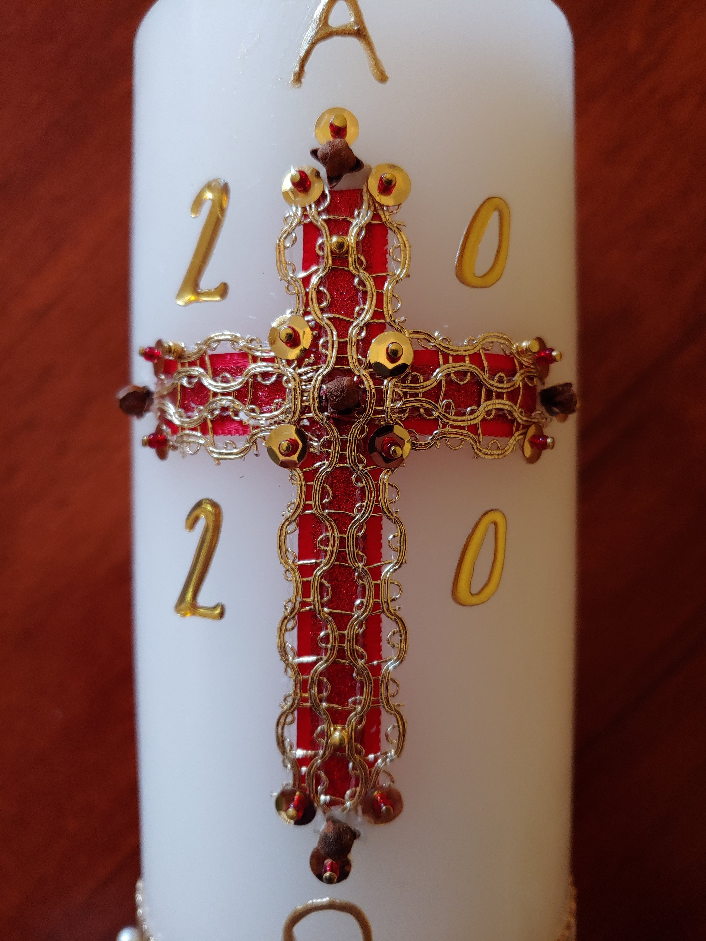 Paschal Candle Catholic Easter 2 | Etsy