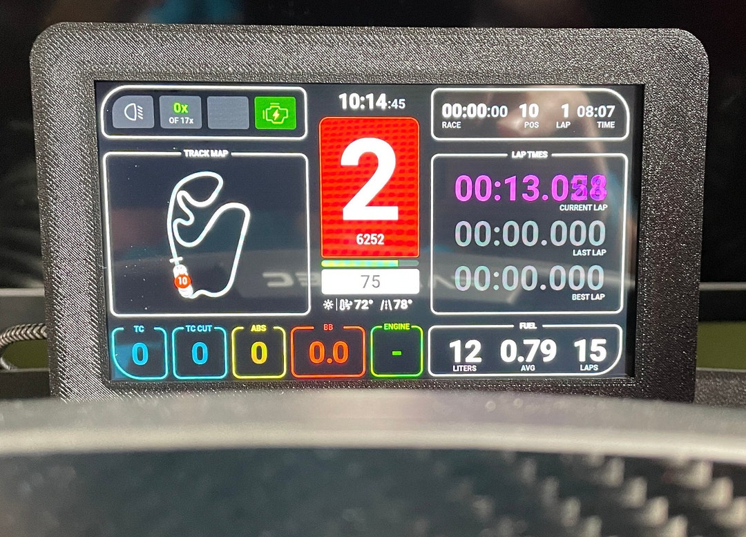 Sim Racing Dashboard/ddu 5" CR-5 Lite - Etsy