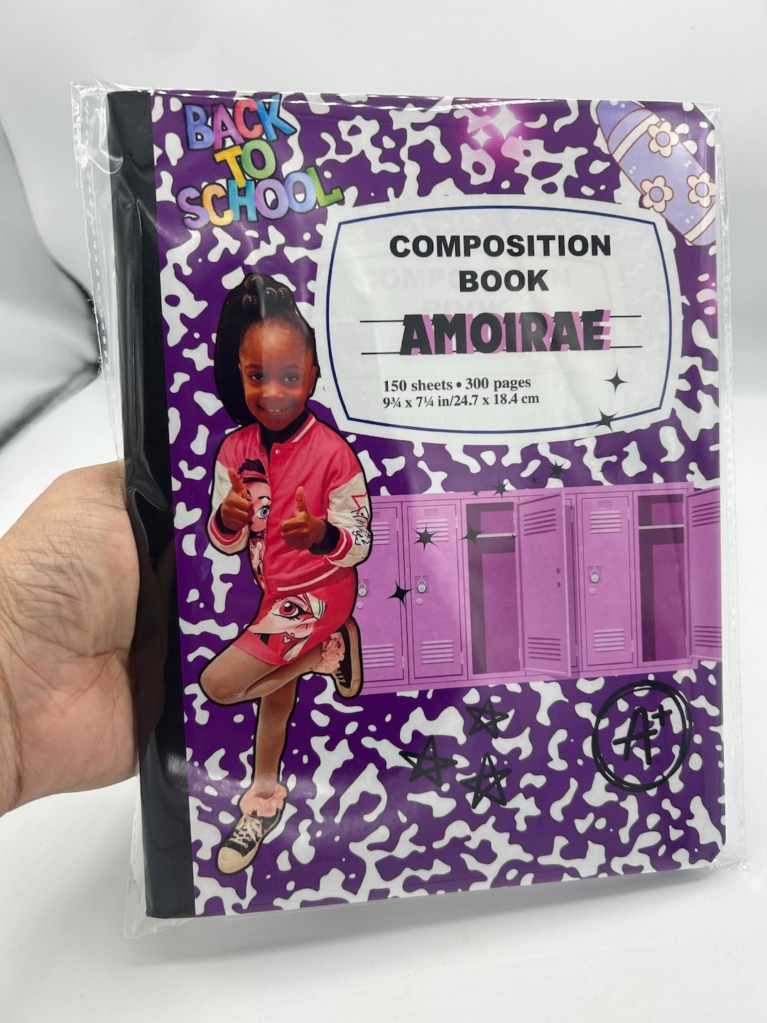 Personalized Composition Notebook, Back to School Notebook, Notebook ...