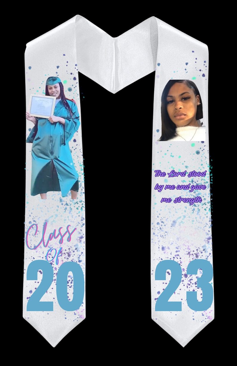 Graduation Stole, Personalized Graduation Stole, Pre K Kindergarten ...