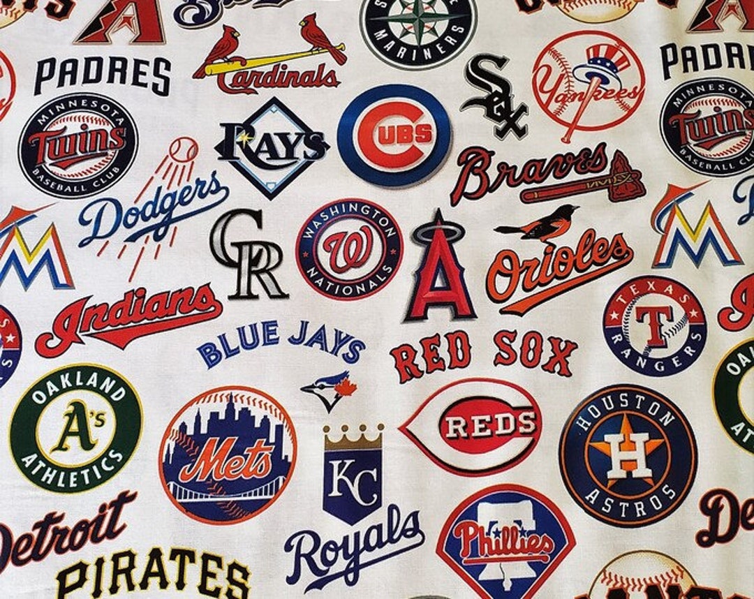 MLB Traditions Fabric // Cotton Fabric // Baseball // Sports Teams ...