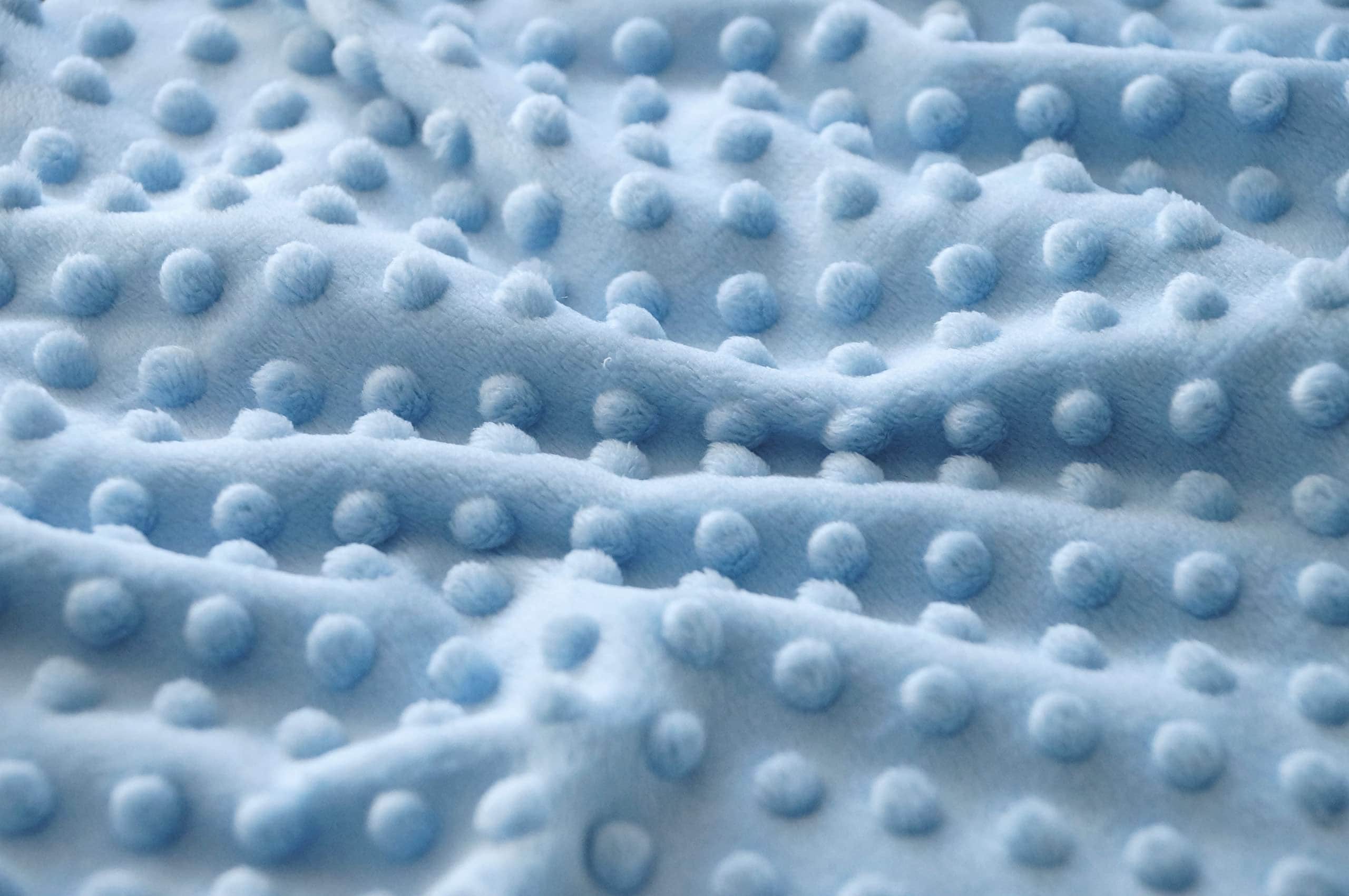 Light Blue Minky Fabric // Baby Blue Dot Fabric // Dot Minky // Baby ...