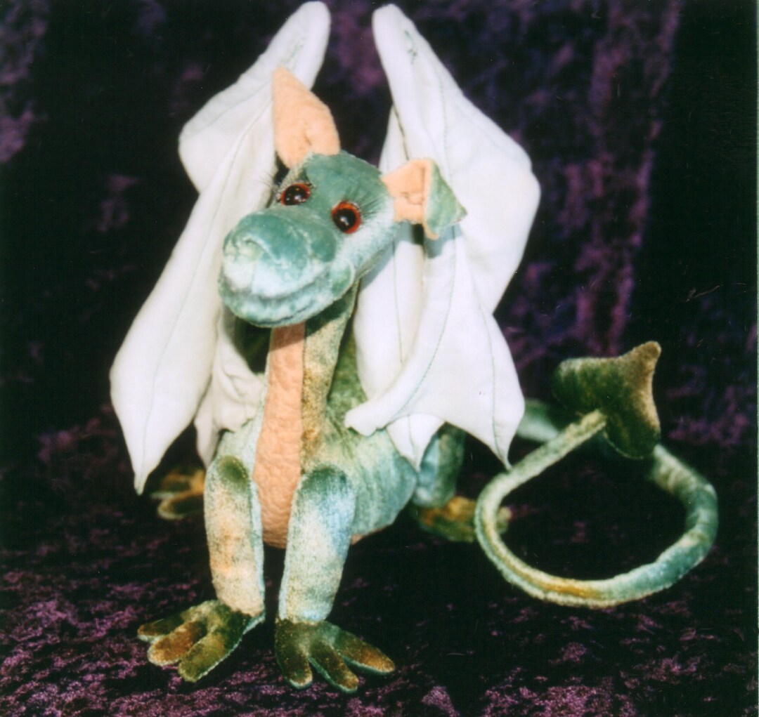 PDF Downloadable Pattern - Dragon, Drakona Baby Dragon, Hyacinths Craft ...
