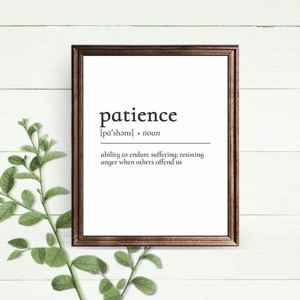 Patience Signs - Etsy