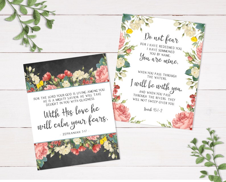 Printable Scripture Cards Set Bible Verse Cards | Etsy India