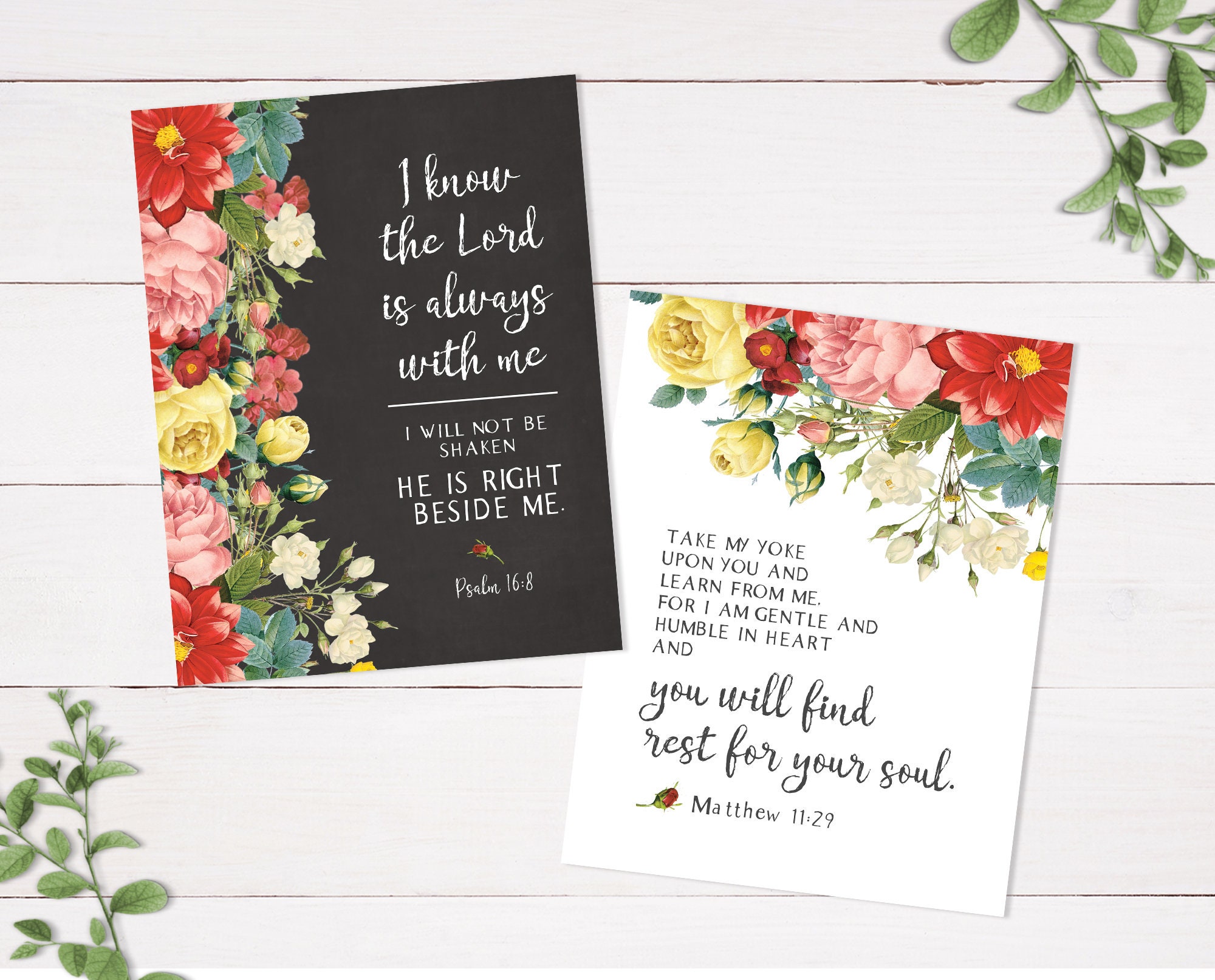 Printable Scripture Cards Set Bible Verse Cards | Etsy India