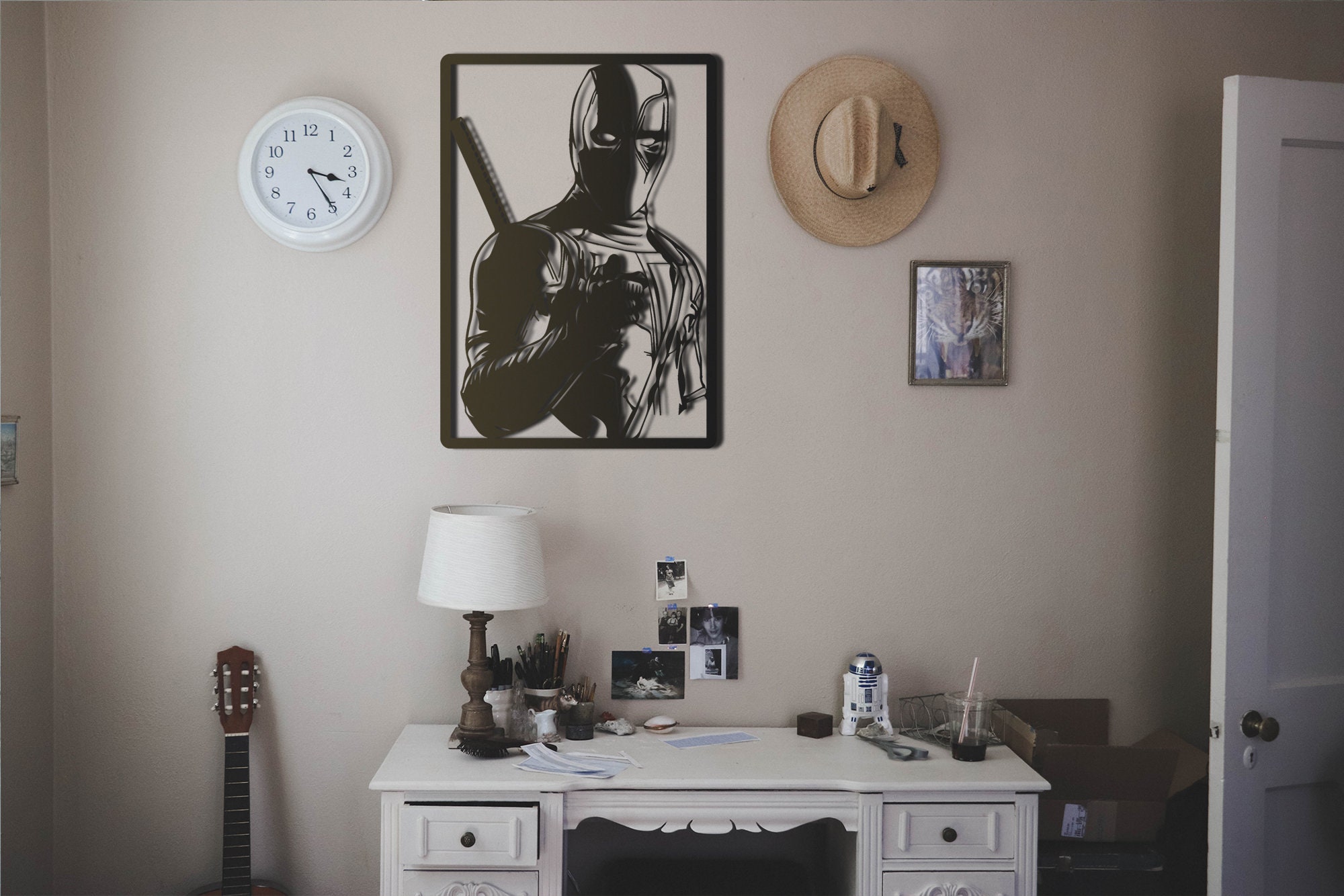Deadpool Metal Wall Art, Deadpool Poster, Deadpool Metal Sign, Wade ...