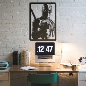 Deadpool Metal Wall Art, Deadpool Poster, Deadpool Metal Sign, Wade ...