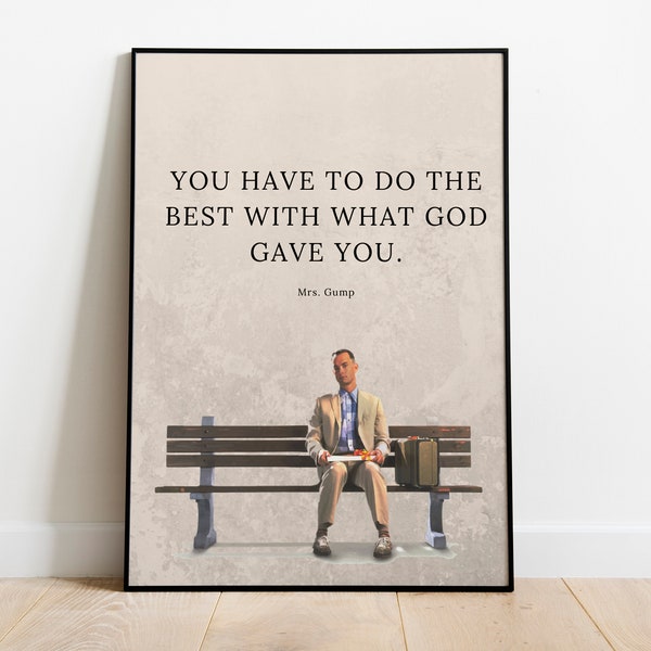 Forrest Gump Quote Svg - Etsy