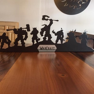 World of Warcraft Metal Statue, WOW Characters, Shadowlands Decor ...