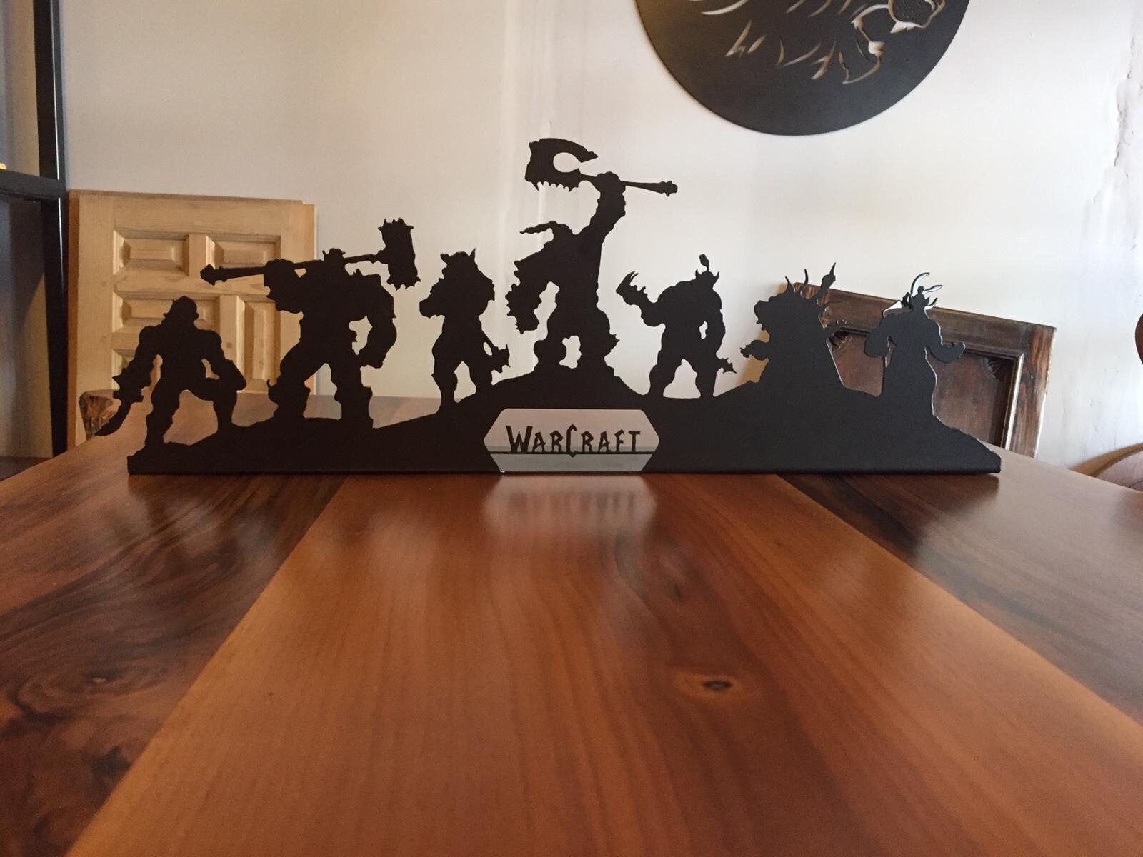 World of Warcraft Metal Statue, WOW Characters, Shadowlands Decor ...