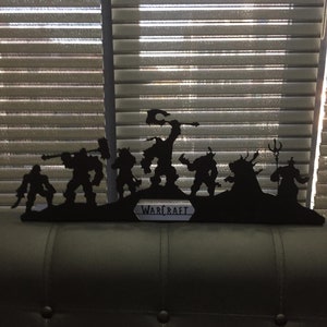 World of Warcraft Metal Statue, WOW Characters, Shadowlands Decor ...