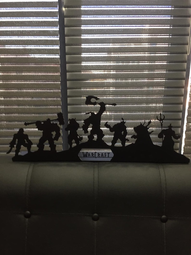World of Warcraft Metal Statue, WOW Characters, Shadowlands Decor ...