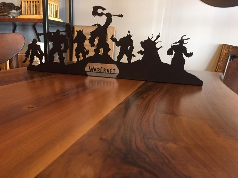 World of Warcraft Metal Statue, WOW Characters, Shadowlands Decor ...