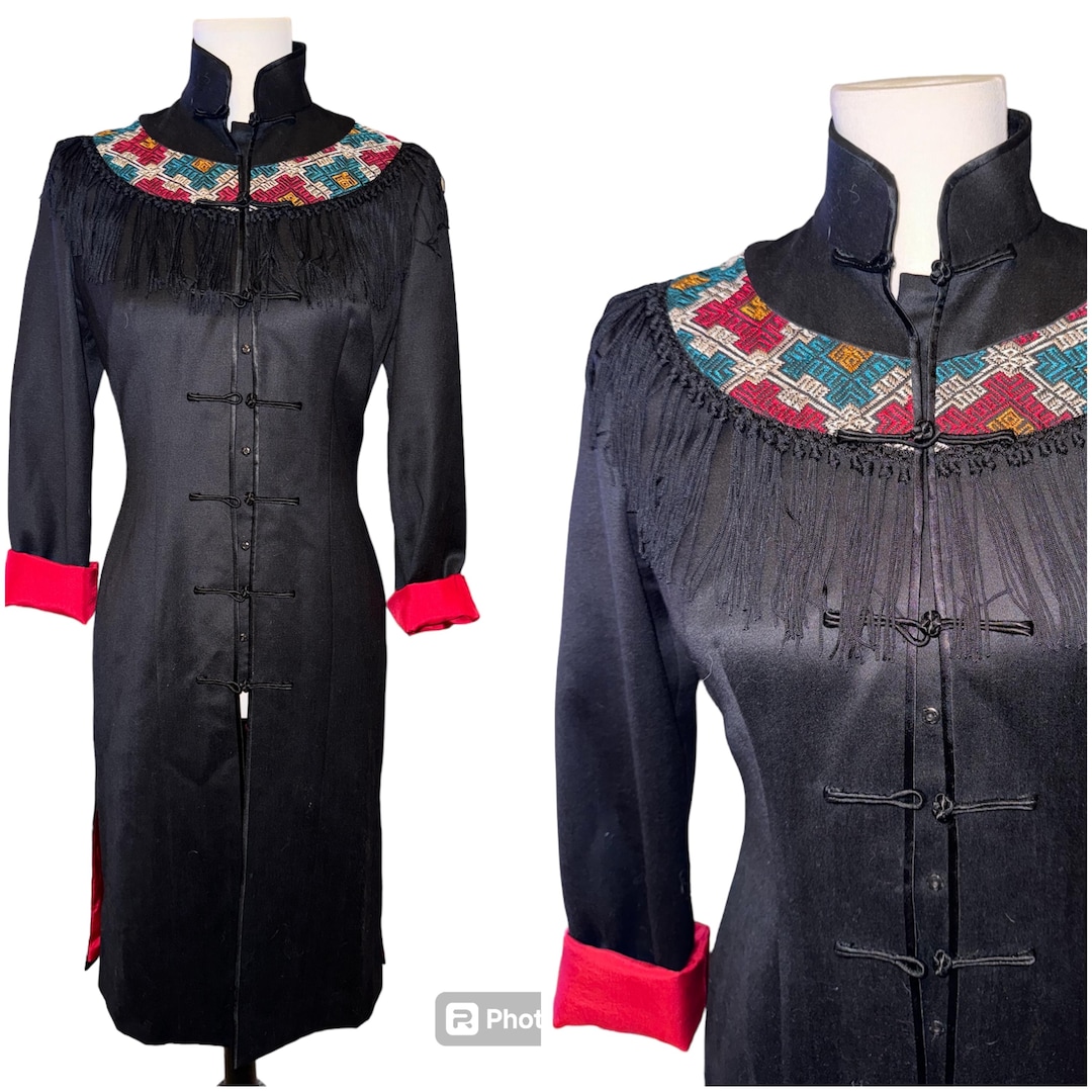 Shanghai Tang Silk Wool Jacket - Etsy