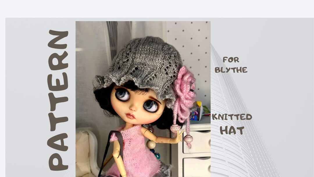 Blythe Doll HAT. KNITTED Pattern Instant PDF Download - Etsy