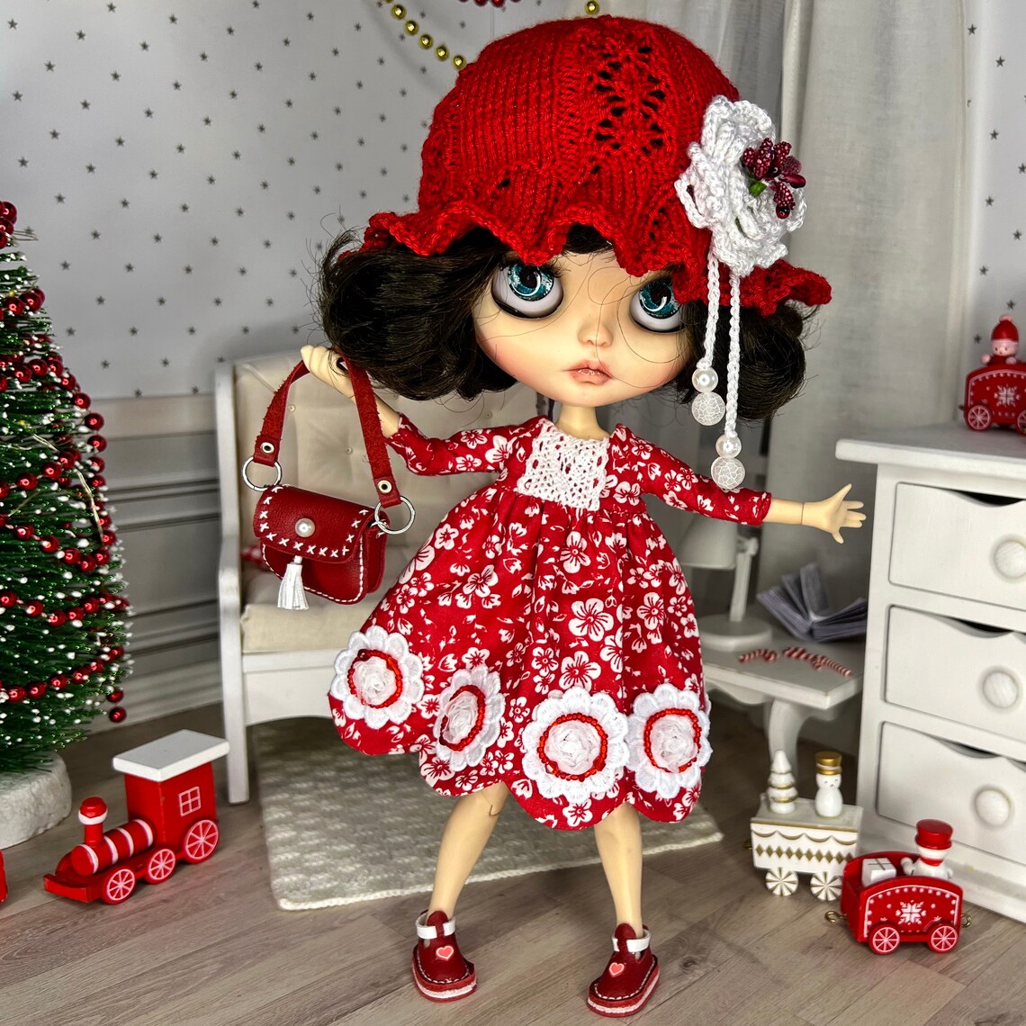 Blythe Doll HAT. KNITTED Pattern Instant PDF Download - Etsy