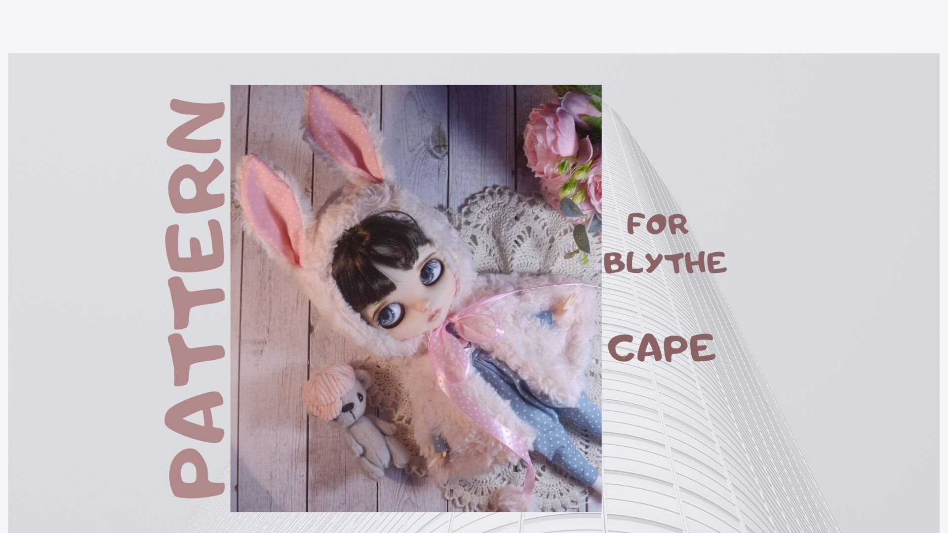 Blythe Doll Cape Sewing Pattern Instant PDF Download | Etsy