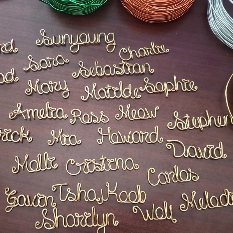 Wire Names - Etsy