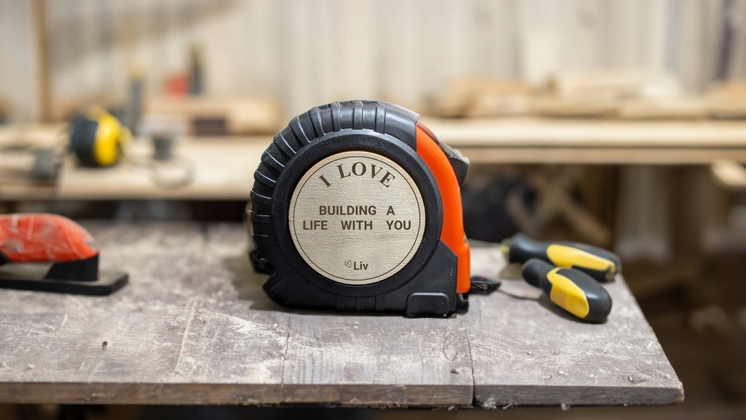 Personalized Tape Measure, Valentine Gift, Valentine Gift for Men, Gift ...