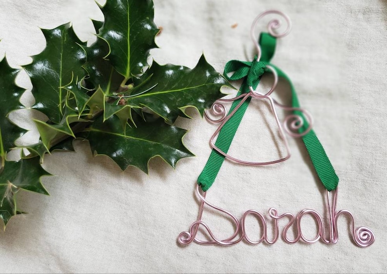 Angel Ornament Personalized Name Ornament Name Ornament | Etsy