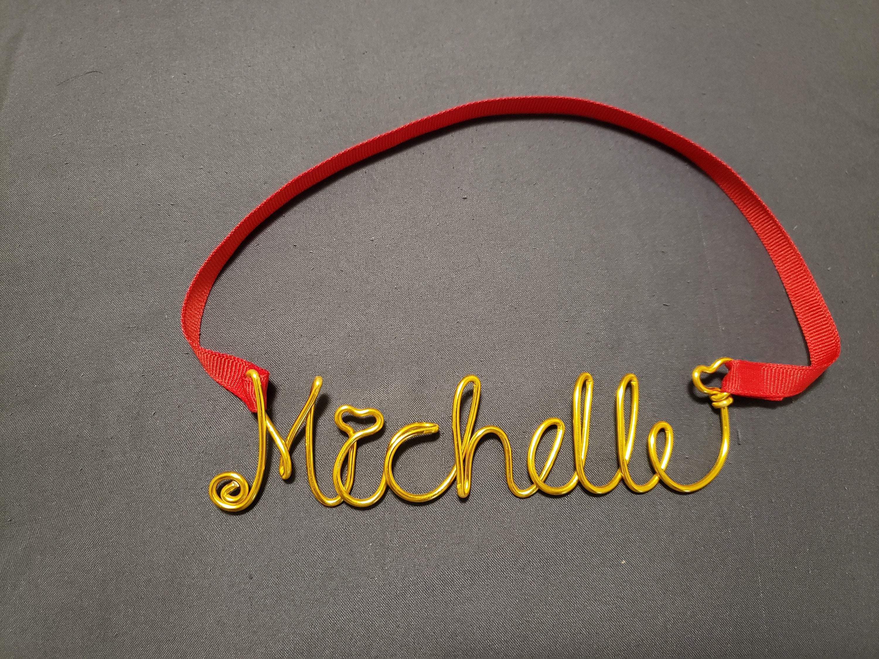 Personalized Wire Name Christmas Ornament - Handmade Aluminum - Etsy