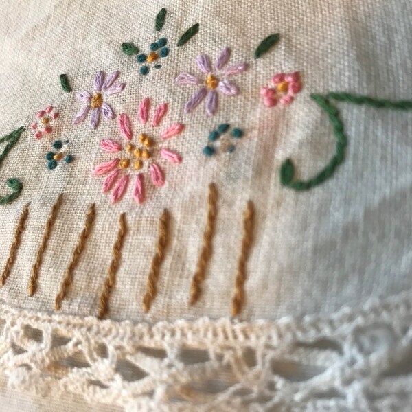 Embroidered Doily - Etsy