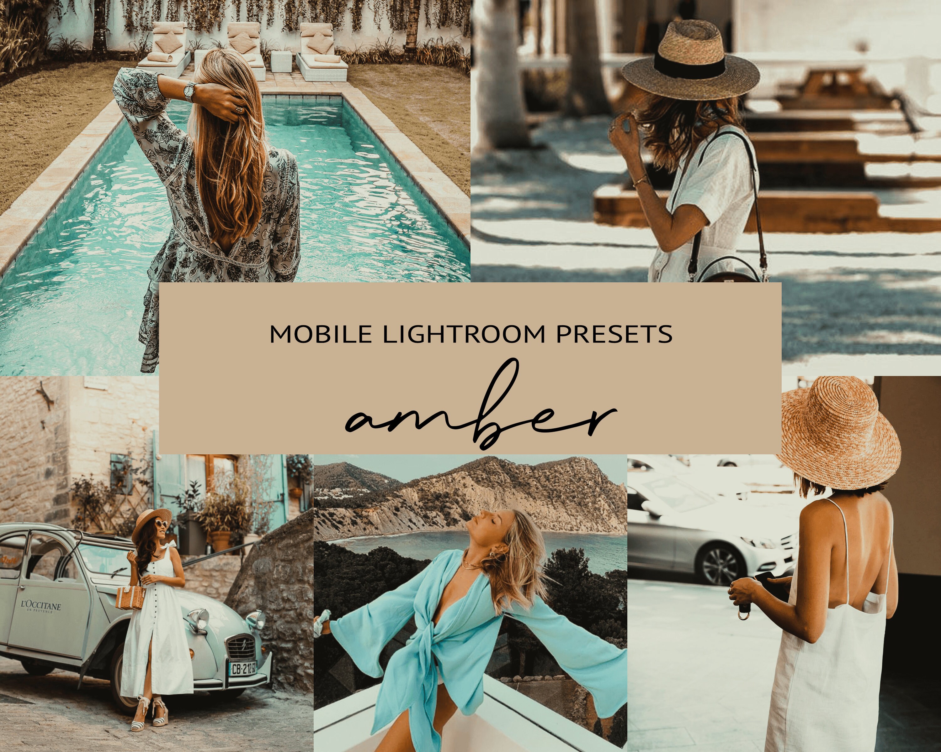 5 Amber Mobile Phone Lightroom Presets iPhone Android Photo - Etsy