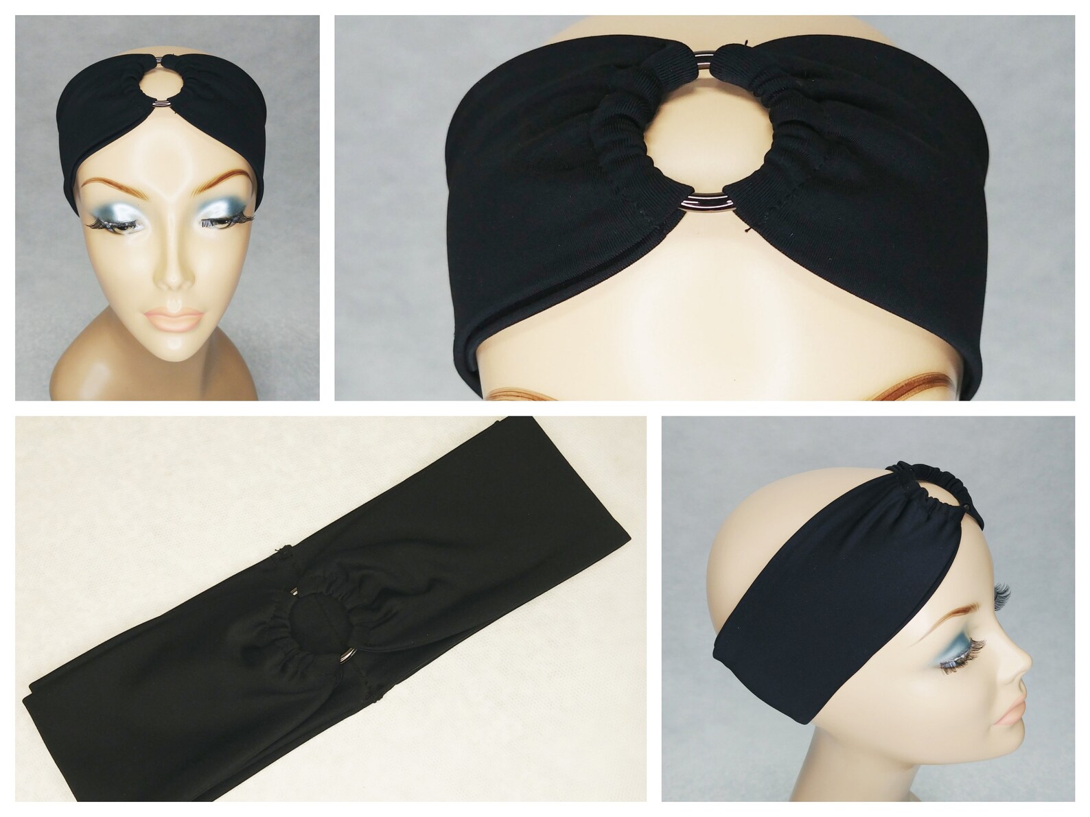 Headband for Women, Headband With Ring, Turban Headband, Turban Scarf ...