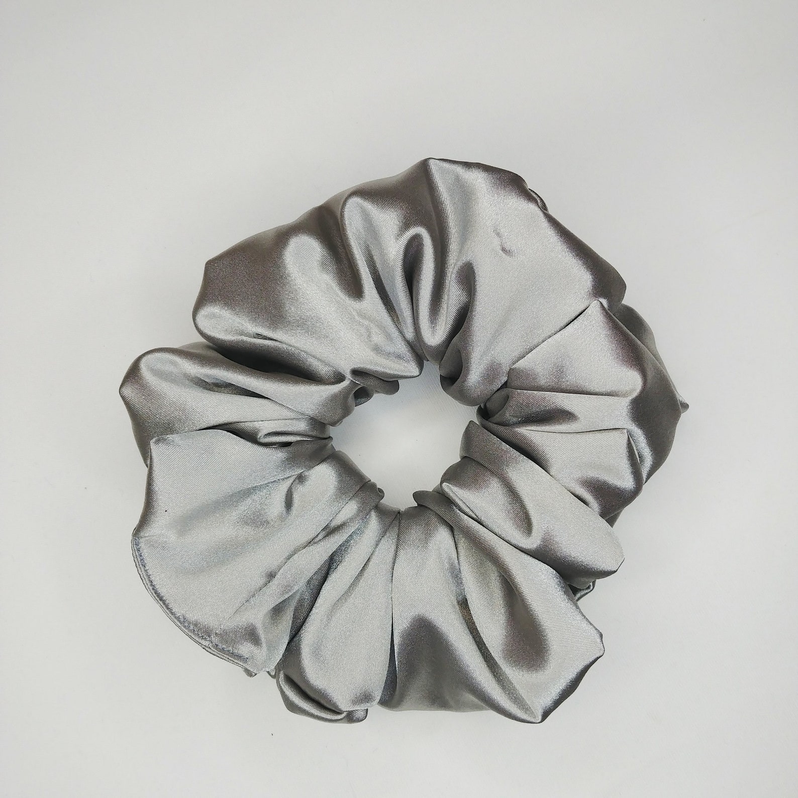 Oversized Jumbo Scrunchie, Satin Scrunchie for Women, Solid Color ...
