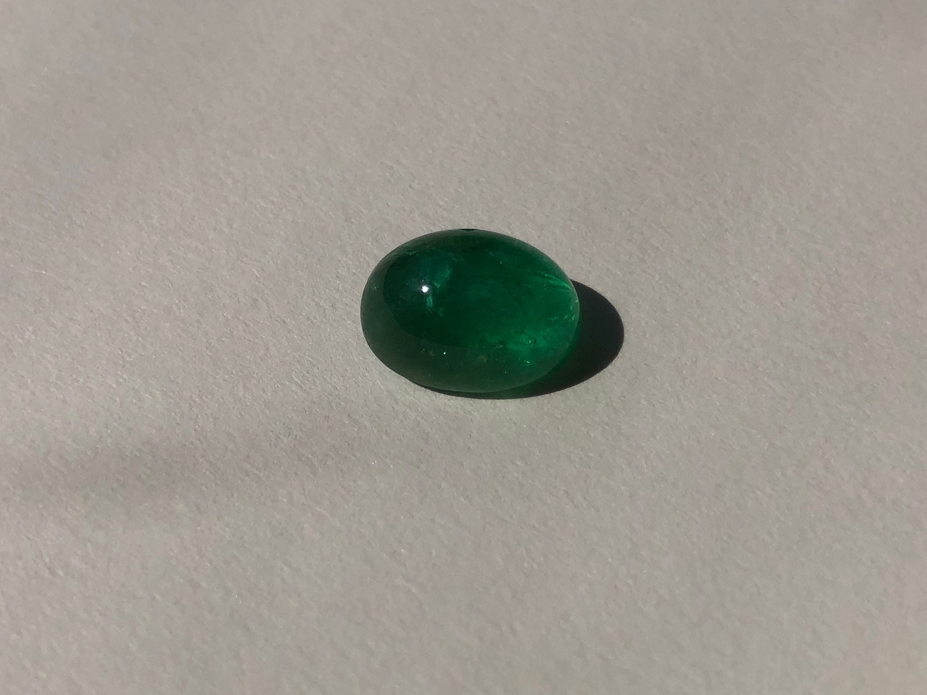 AA 4.55ct Emerald Cabochon - Etsy