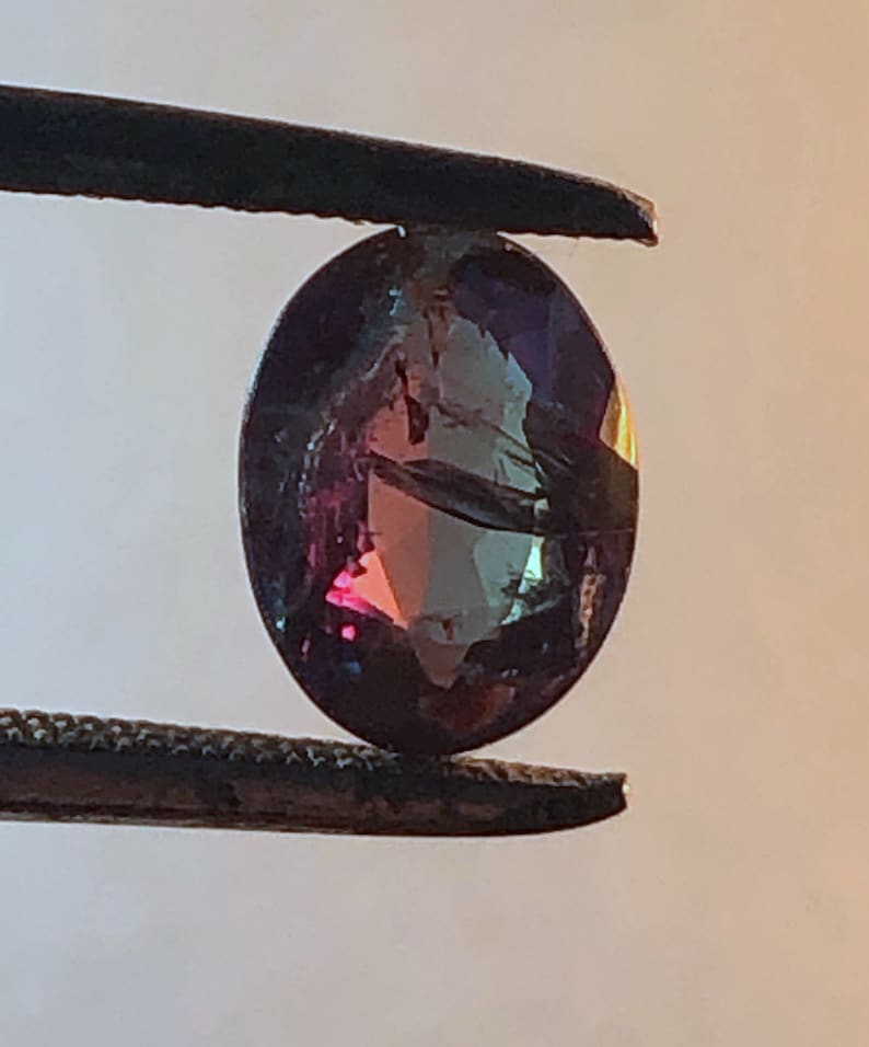 AAA Alexandrite Gemstone: .80ct Oval Color-change Stone, Brazil Mined ...
