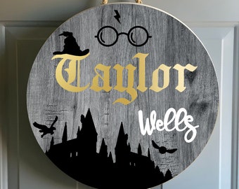 Wizard Inspired Welcome Sign - Etsy